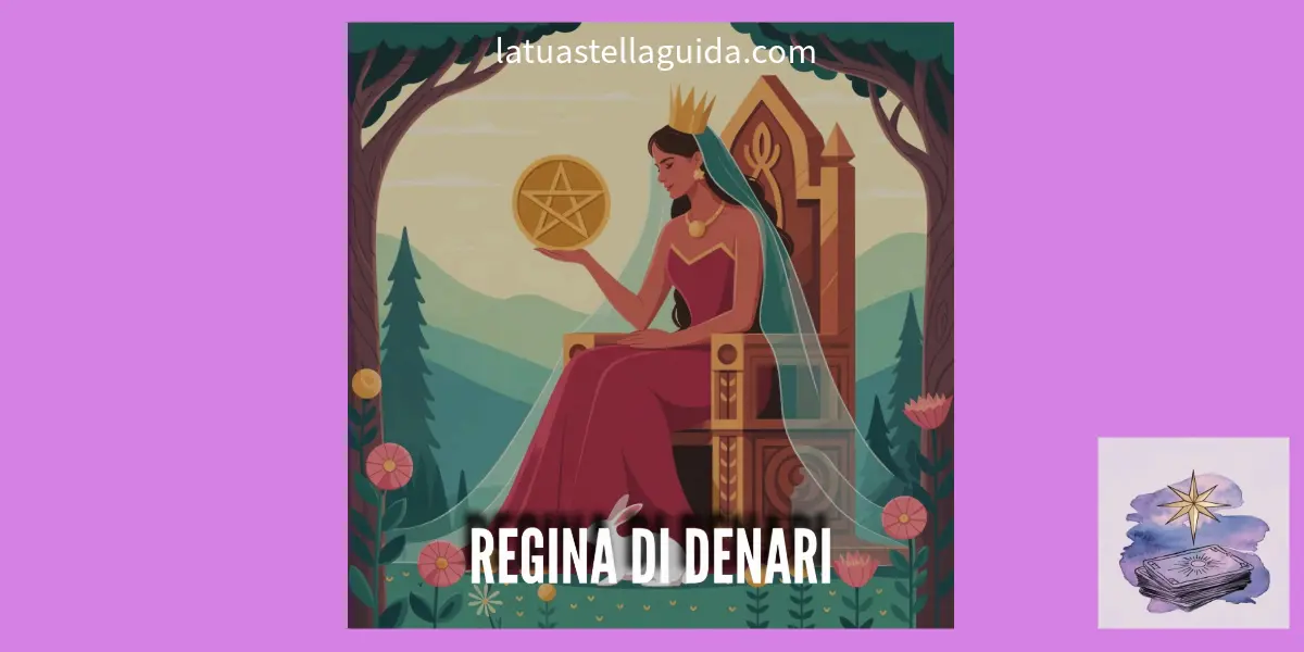 REGINA DI DENARI. Tarocchi Significato e Abbinamenti