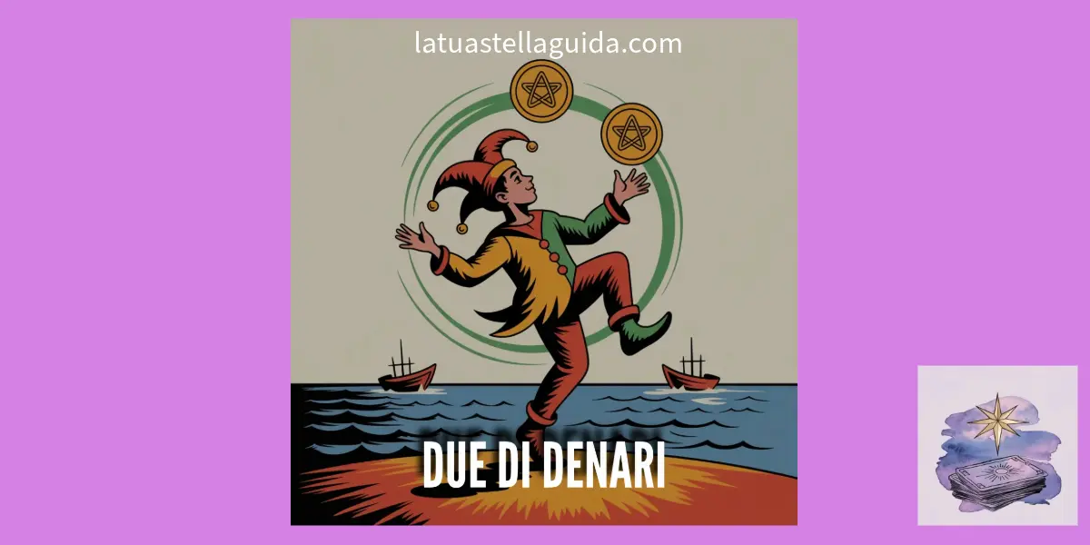 TAROCCHI: DUE DI DENARI. Significato e Abbinamenti