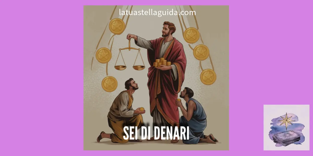 SEI DI DENARI. Tarocchi: Significato e Abbinamenti