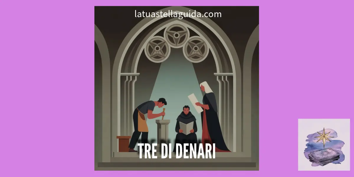 TAROCCHI: 3 DI DENARI. Significato e Abbinamenti